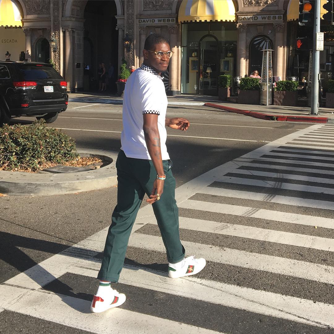 Spotted: ASAP Nast Wearing Fred Perry Polo, Gucci Sneakers & Hermes ...