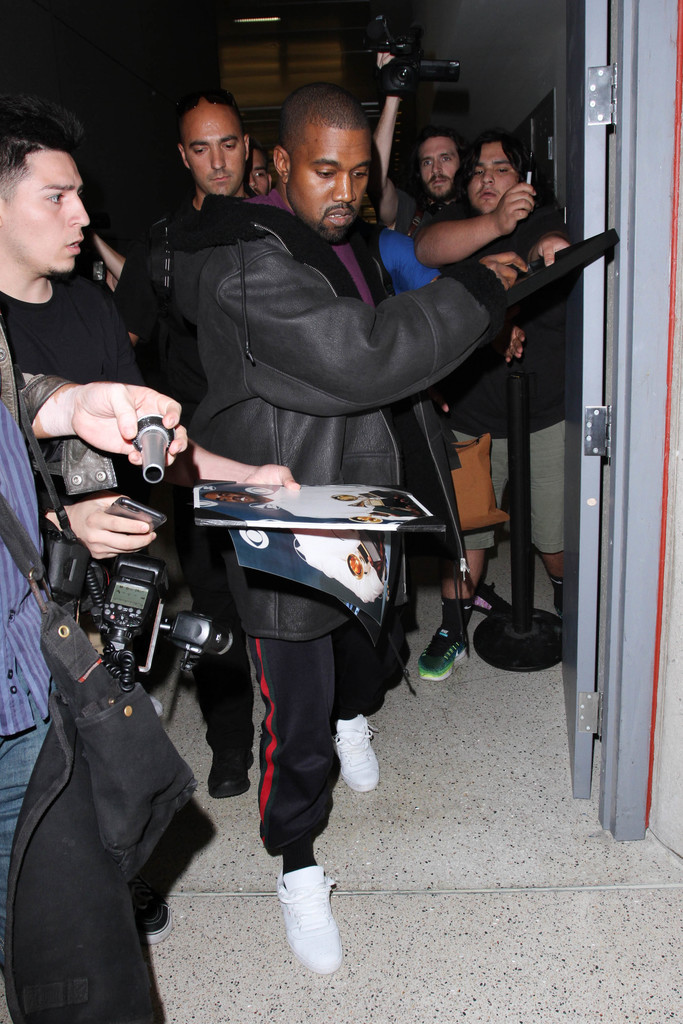 SPOTTED: Kanye West Yeezy Season 3 Shearling & Gucci Pants – PAUSE ...