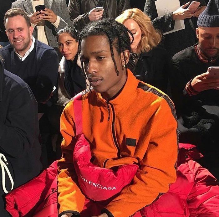 SPOTTED: ASAP Rocky In Balenciaga Jacket, Fanny Pack, Calvin Klein ...