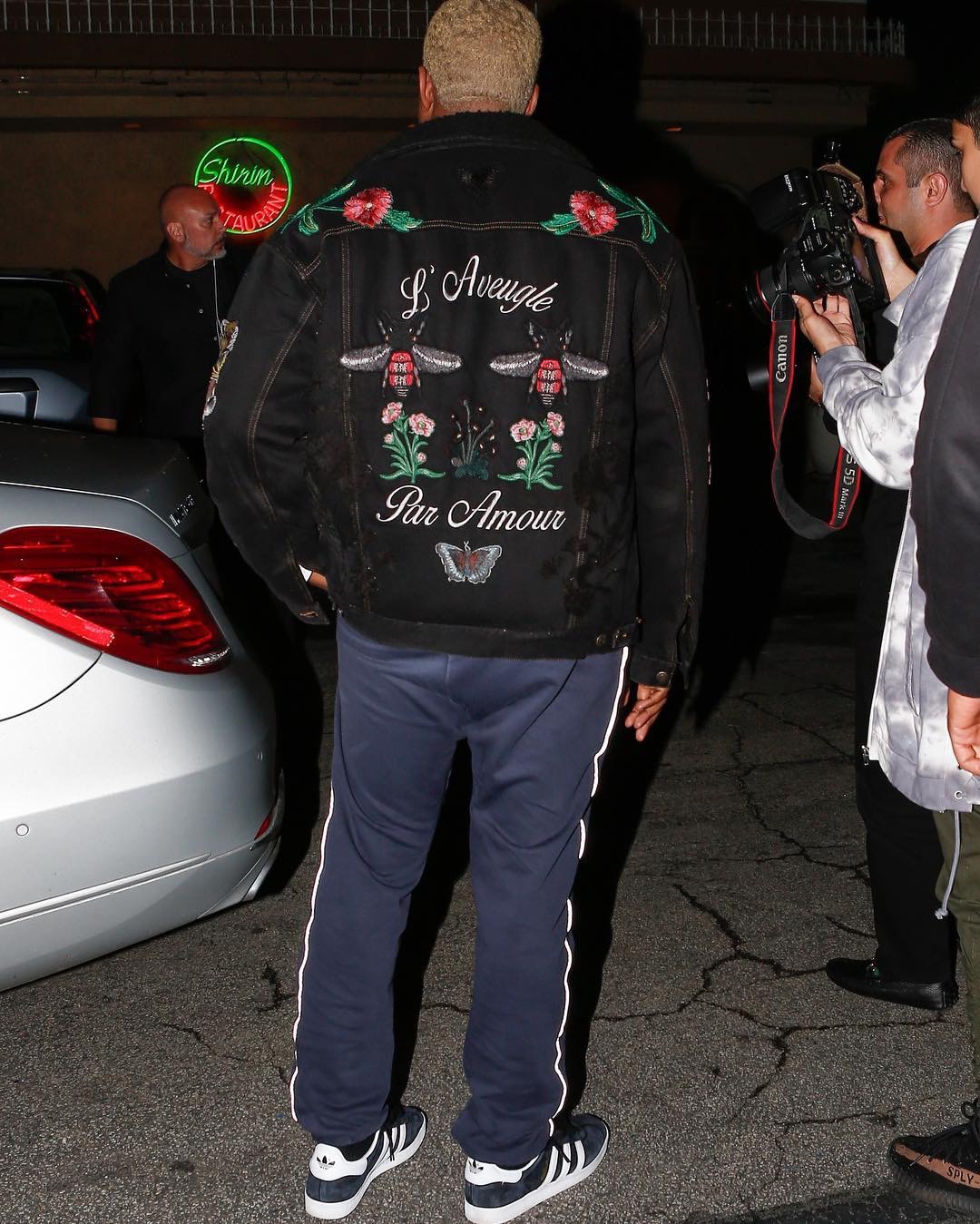 SPOTTED: Kanye In Yeezy Boost Sneakers And Gucci Jacket – PAUSE Online ...