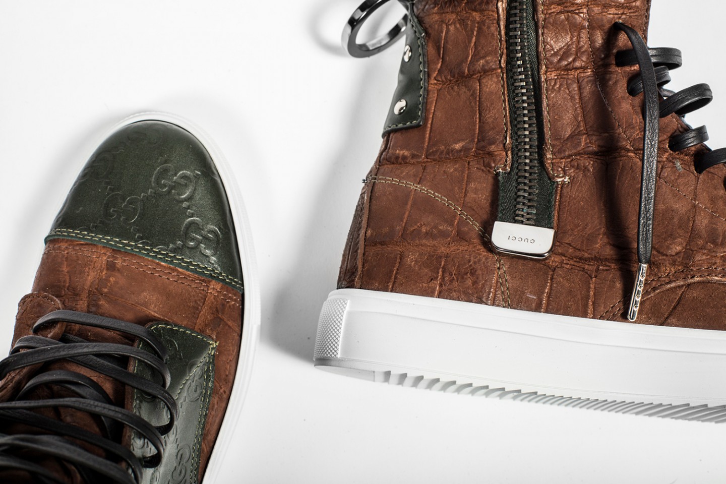 The Shoe Surgeon Unveils New Custom Sneaker Made From Gucci Purses ...