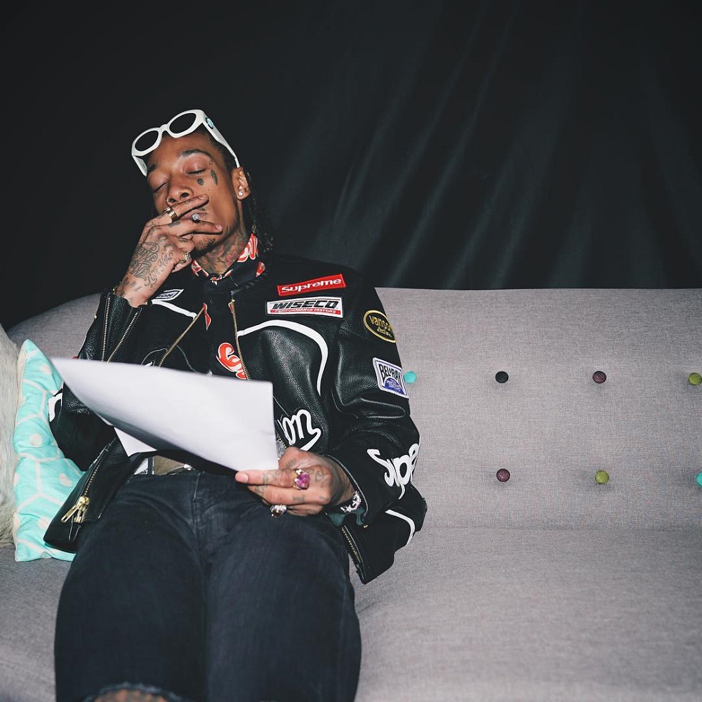 SPOTTED: Wiz Khalifa in Supreme x Vanson, Our Legacy and Versace ...
