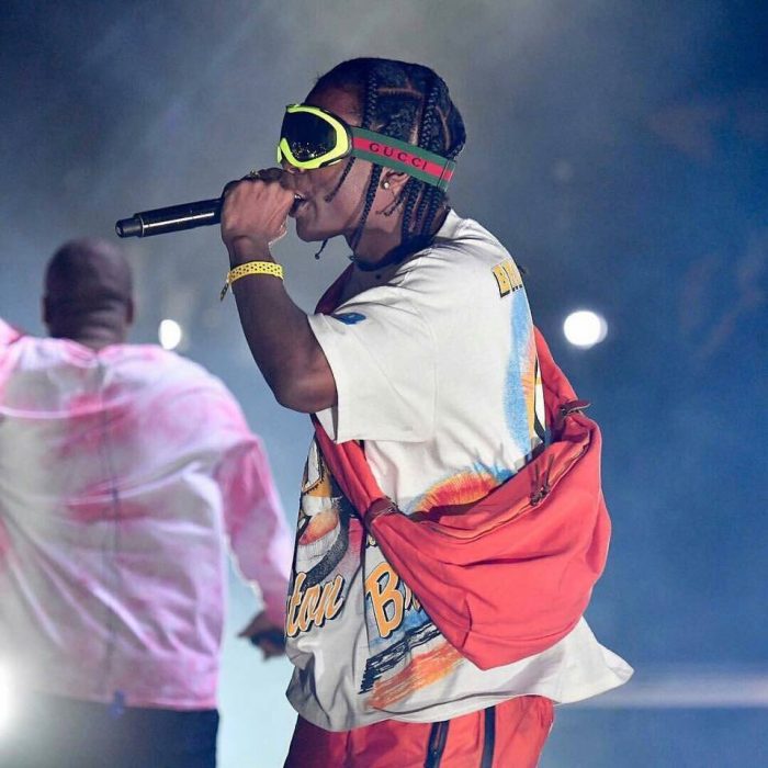 SPOTTED: ASAP Rocky in Gucci Google Glasses And Balenciaga Bag – PAUSE ...