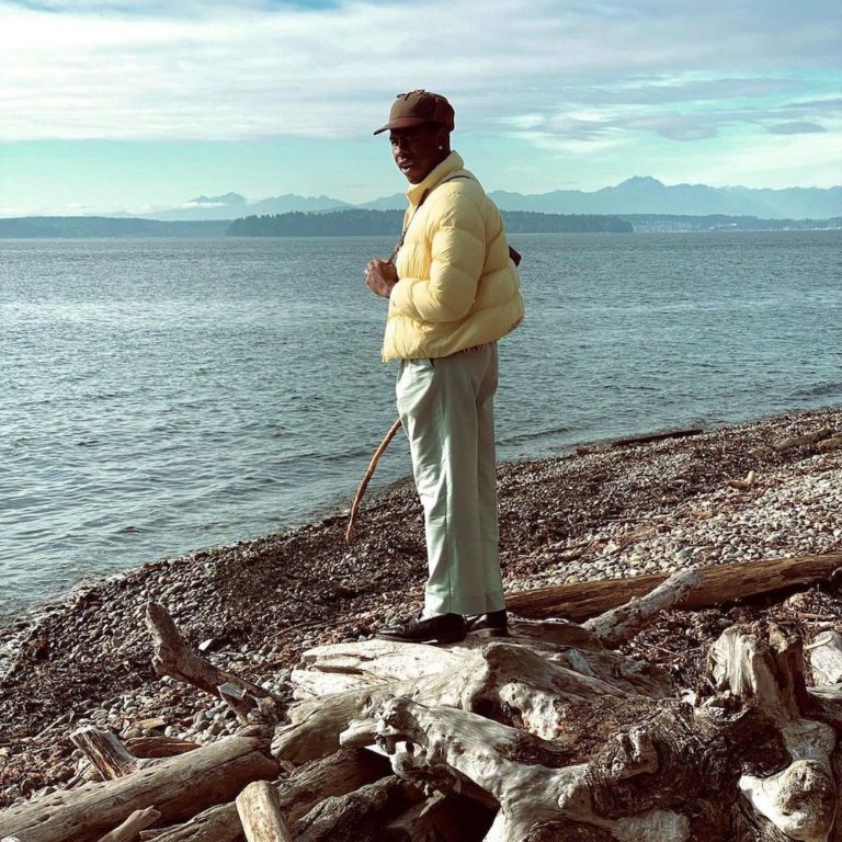 SPOTTED: Tyler, The Creator Catches a Ferry in Yellow Puffer Jacket ...