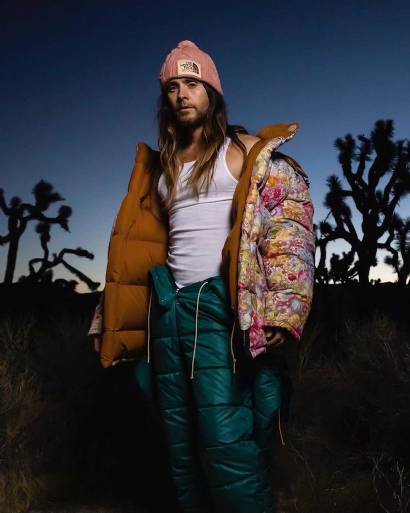 SPOTTED: Jared Leto in The North Face x Gucci for Sidetracked Magazine ...