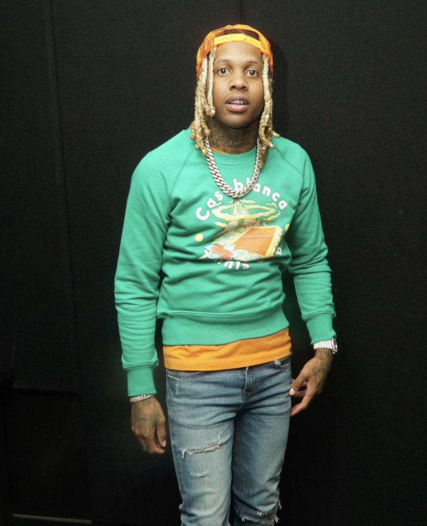 SPOTTED: Lil Durk Keeps Things Simple in Casablanca and Milano Di Rouge ...
