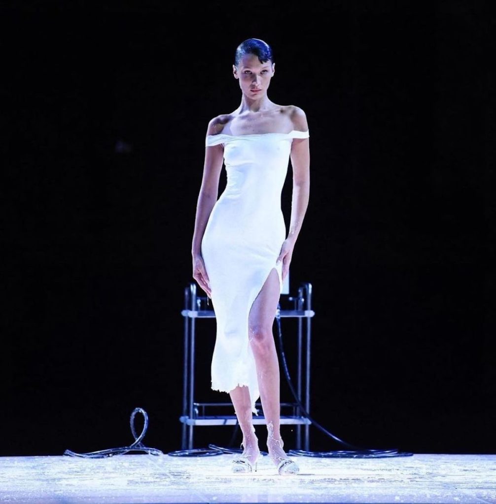 Coperni Makes Fashion History with Spray-On Fabrican Dress at PFW ...