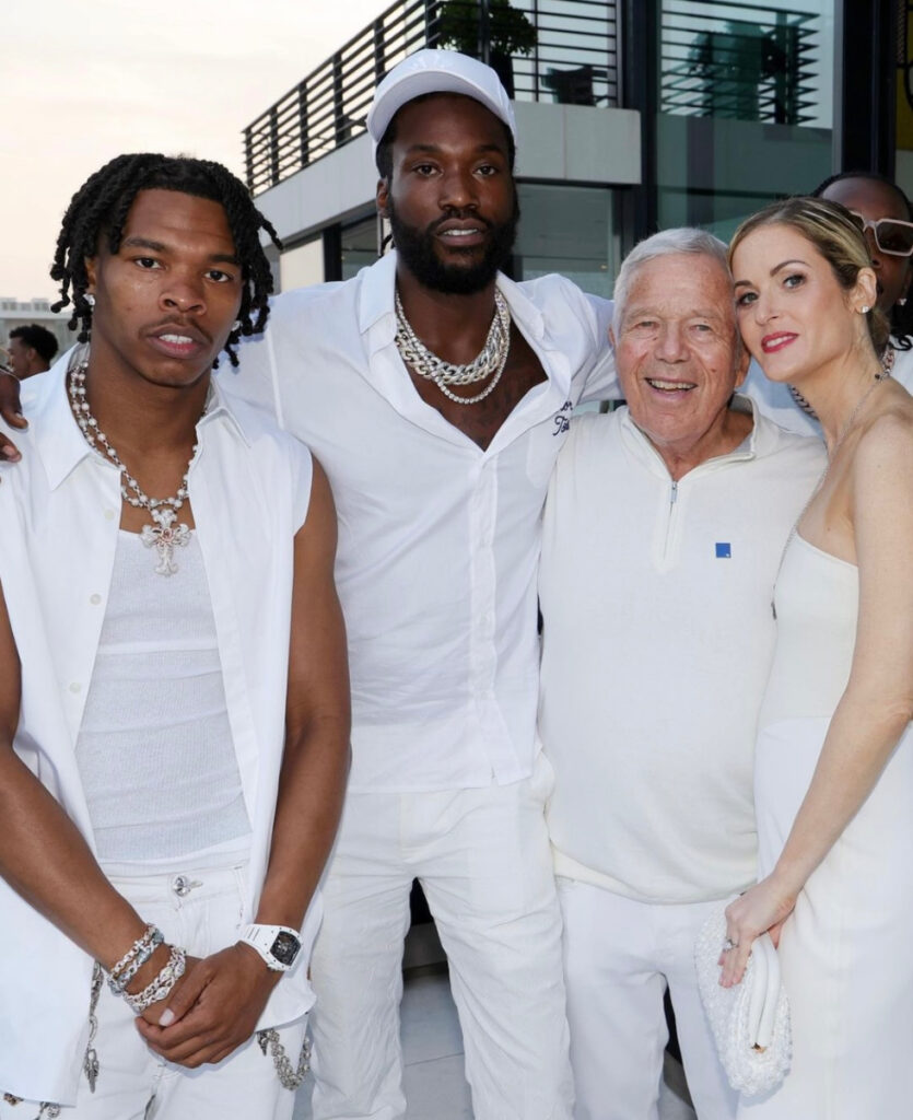 SPOTTED: Lil Baby Hits Up Michael Rubin’s White Party in Chrome Hearts ...